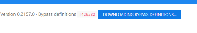 Unable Download Bypass Definitions · Issue 814 · Fastforwardteam