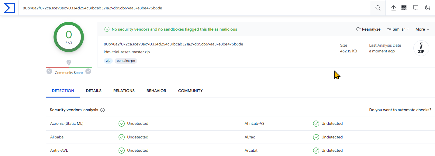 Trojan Detected · Issue #32 · J2TEAM/idm-trial-reset · GitHub