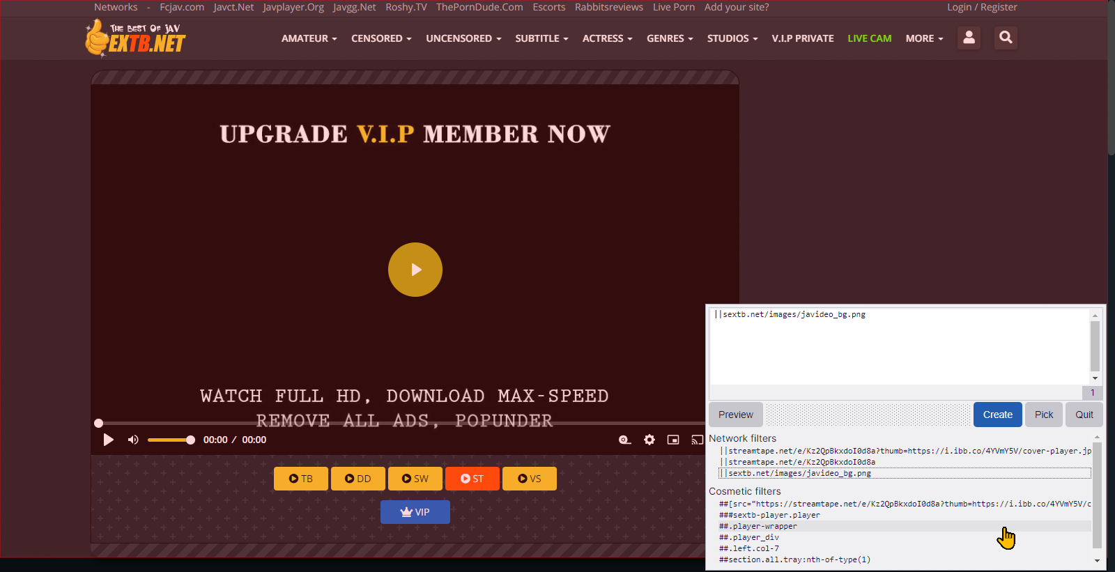[nsfw] sextb.net: nuisance · Issue #20078 · uBlockOrigin/uAssets · GitHub