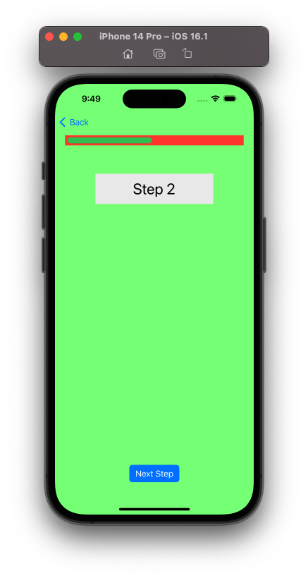 GitHub - DonMag/ProgressNavController