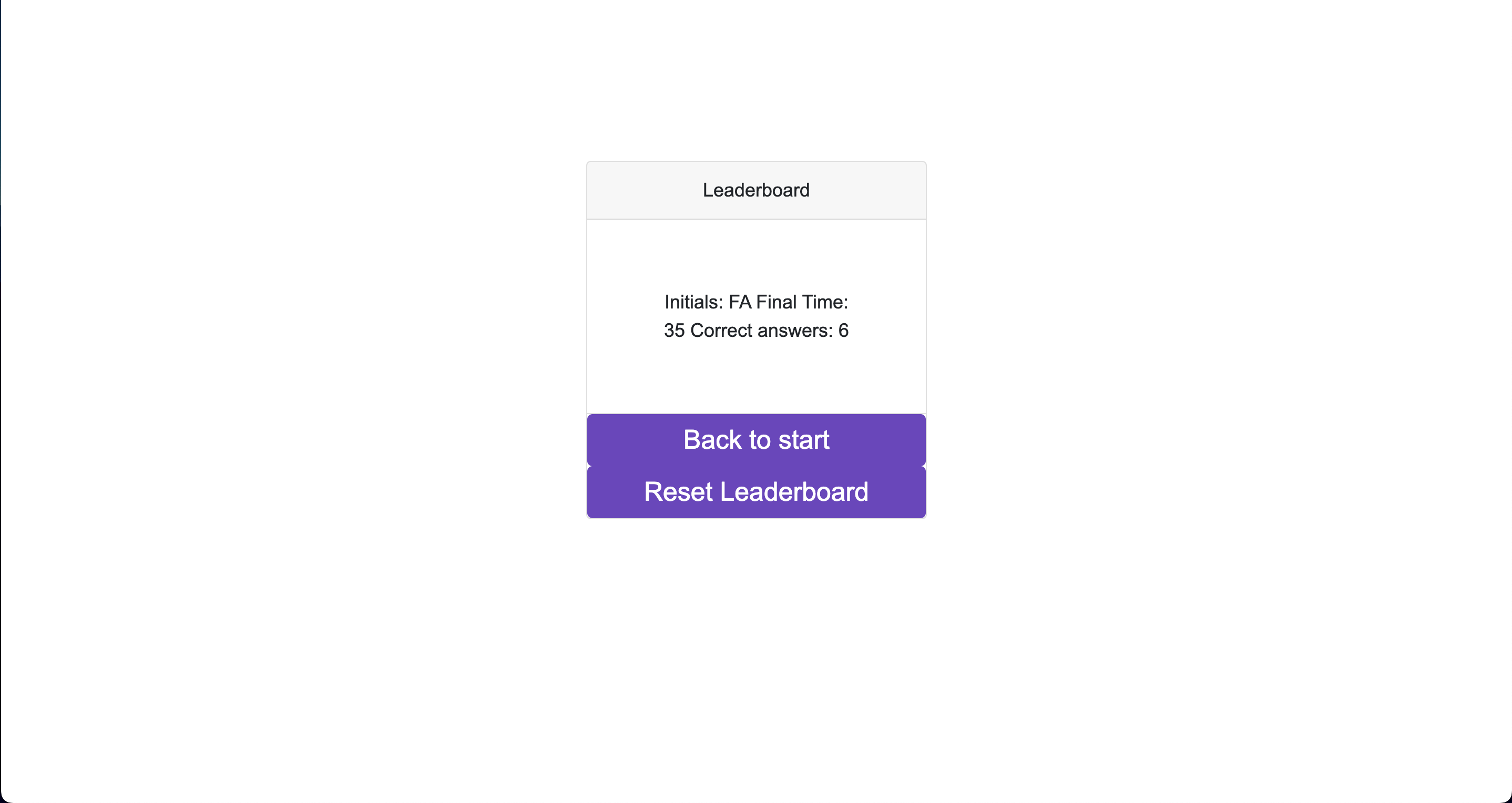 GitHub - falbanese7/fran-albanese-code-quiz