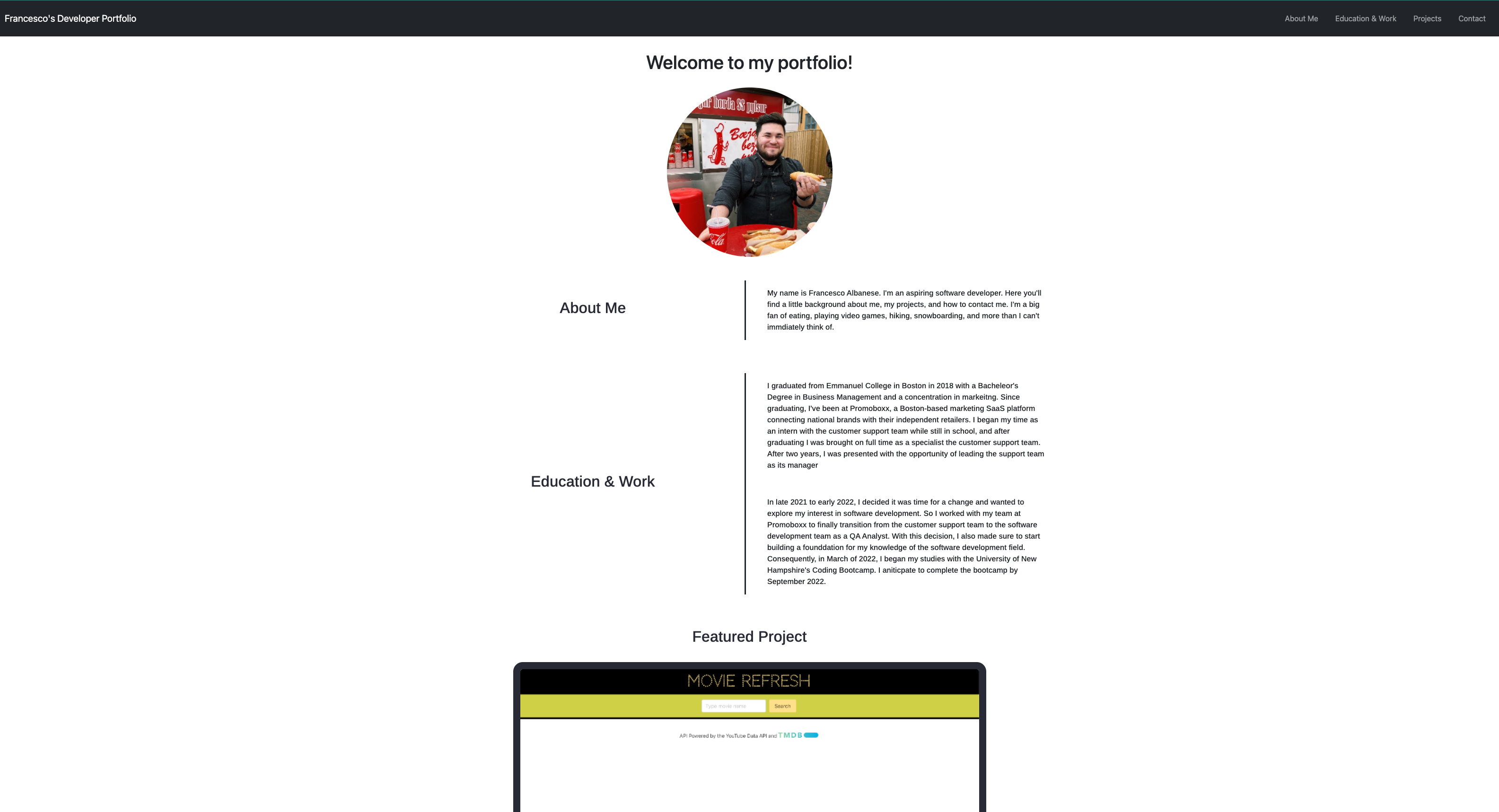 GitHub - falbanese7/francesco-albanese-portfolio