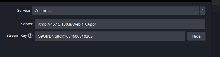 I Am Streaming From Obs But Stream On Ant Media Says Your Live Stream Will Play Automatically As 