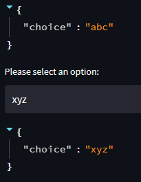 No change after changing in the dropdown · Issue #6701 · streamlit ...