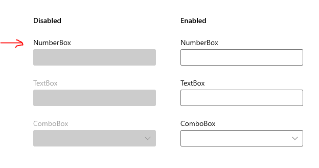 [NumberBox] Header is not using correct brush when disabled. · Issue #3003 · microsoft/microsoft ...