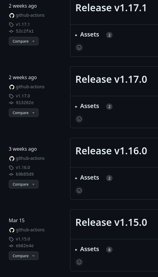 semgrep-core assets missing from releases since 1.15.0 · Issue #7570 · semgrep/semgrep · GitHub