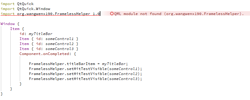qtquick项目使用问题 · Issue #230 · wangwenx190/framelesshelper · GitHub