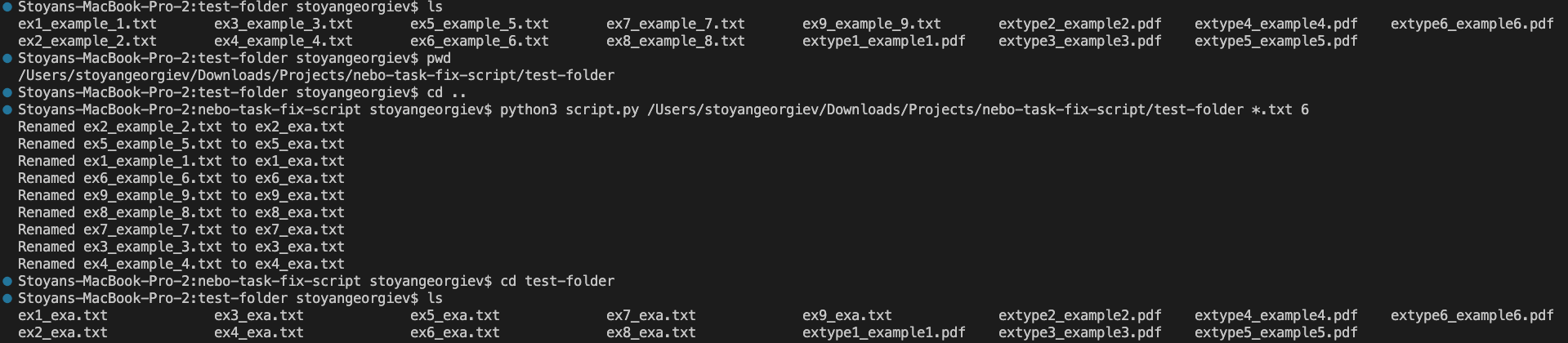 GitHub - stoyandg/nebo-task-fix-script