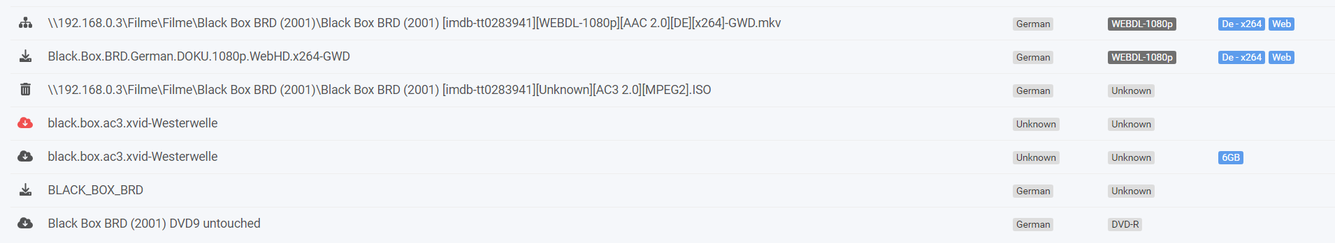 Custom format Flag stays after transcoding into other Codec · Issue #7896 · Radarr/Radarr · GitHub