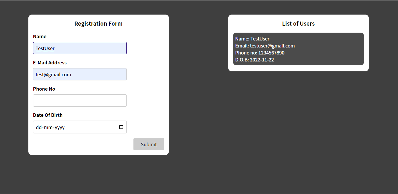 GitHub - ashwaniMaddheshiya/registrationForm