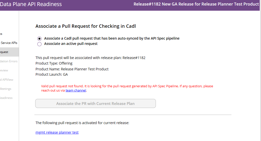 Pr Already Associated To My New Release Plan · Issue 5510 · Azure Azure Sdk Tools · Github