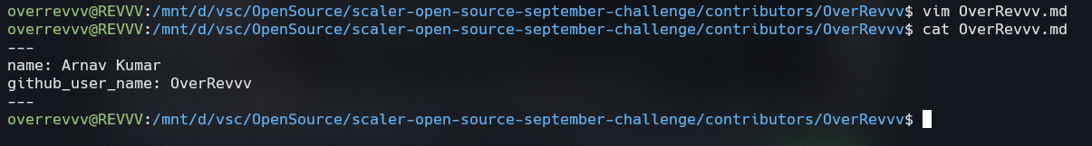 Challenge #1: Arnav Kumar (overrevvv) · Issue #71 · scaleracademy/scaler-open-source-september ...