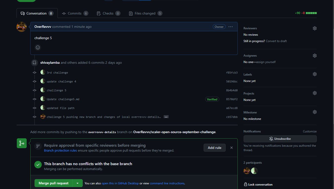Challenge #1: Arnav Kumar (overrevvv) · Issue #71 · scaleracademy/scaler-open-source-september ...