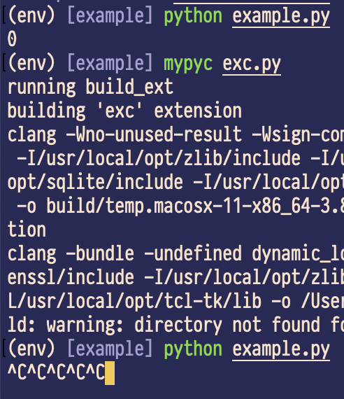 Generator expressions consumed prematurely in compiled code. · Issue #873 · mypyc/mypyc · GitHub