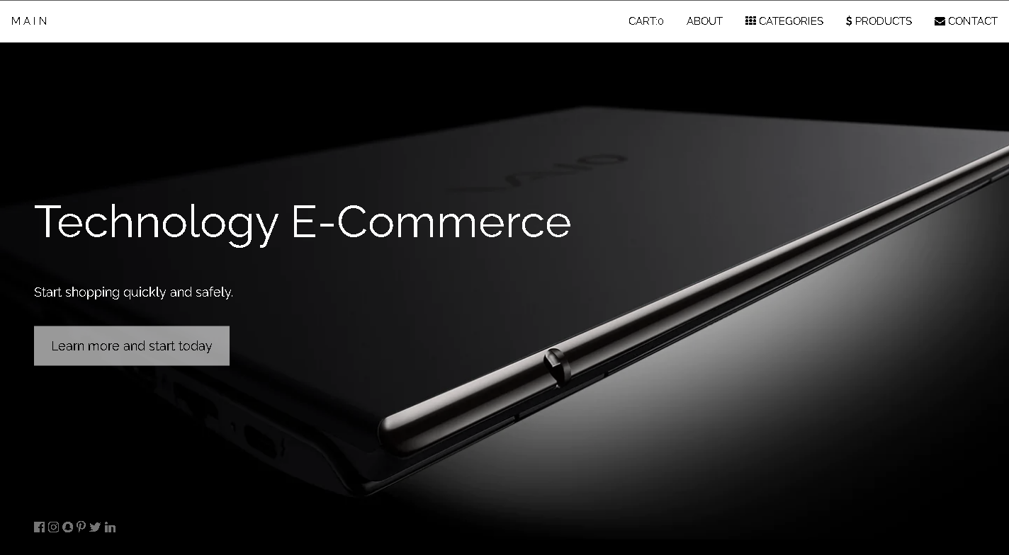 GitHub - MuradAbbaszade/E-Commerce: Technology E-Commerce website with Java and Spring