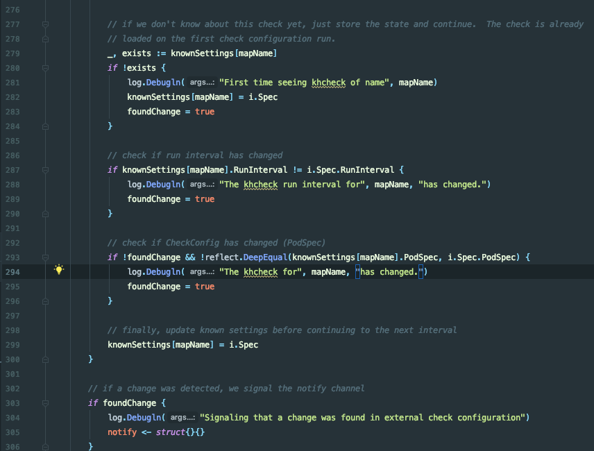 Kuberhealthy thinks khchecks have been "added" every time they are modified for any reason ...