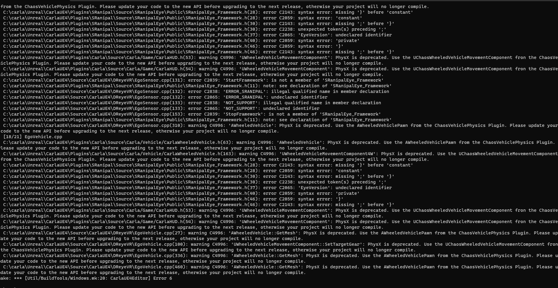 I Have Got A New Error While I Want To Make Launch After Making