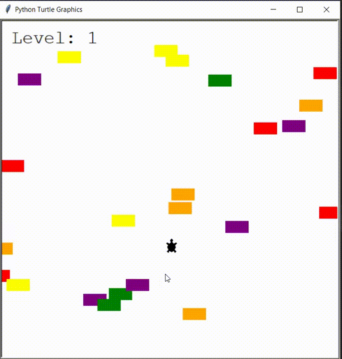 GitHub - srinithiiii/Turtle-Crossing-Game: There is a bunch of cars ...