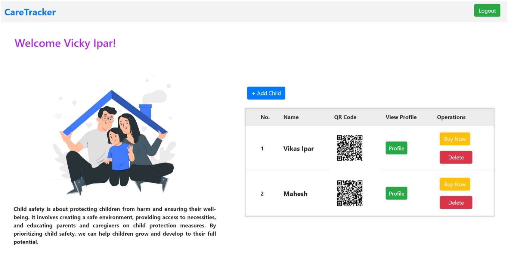 GitHub - vikasipar/caretracker-webapp: CareTracker- Passive Child ...
