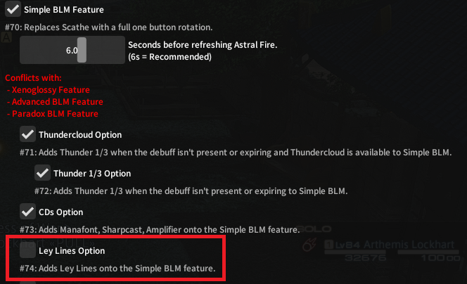 [BLM] Ley Lines on Simple BLM bug · Issue #885 · Nik-Potokar/XIVSlothCombo · GitHub