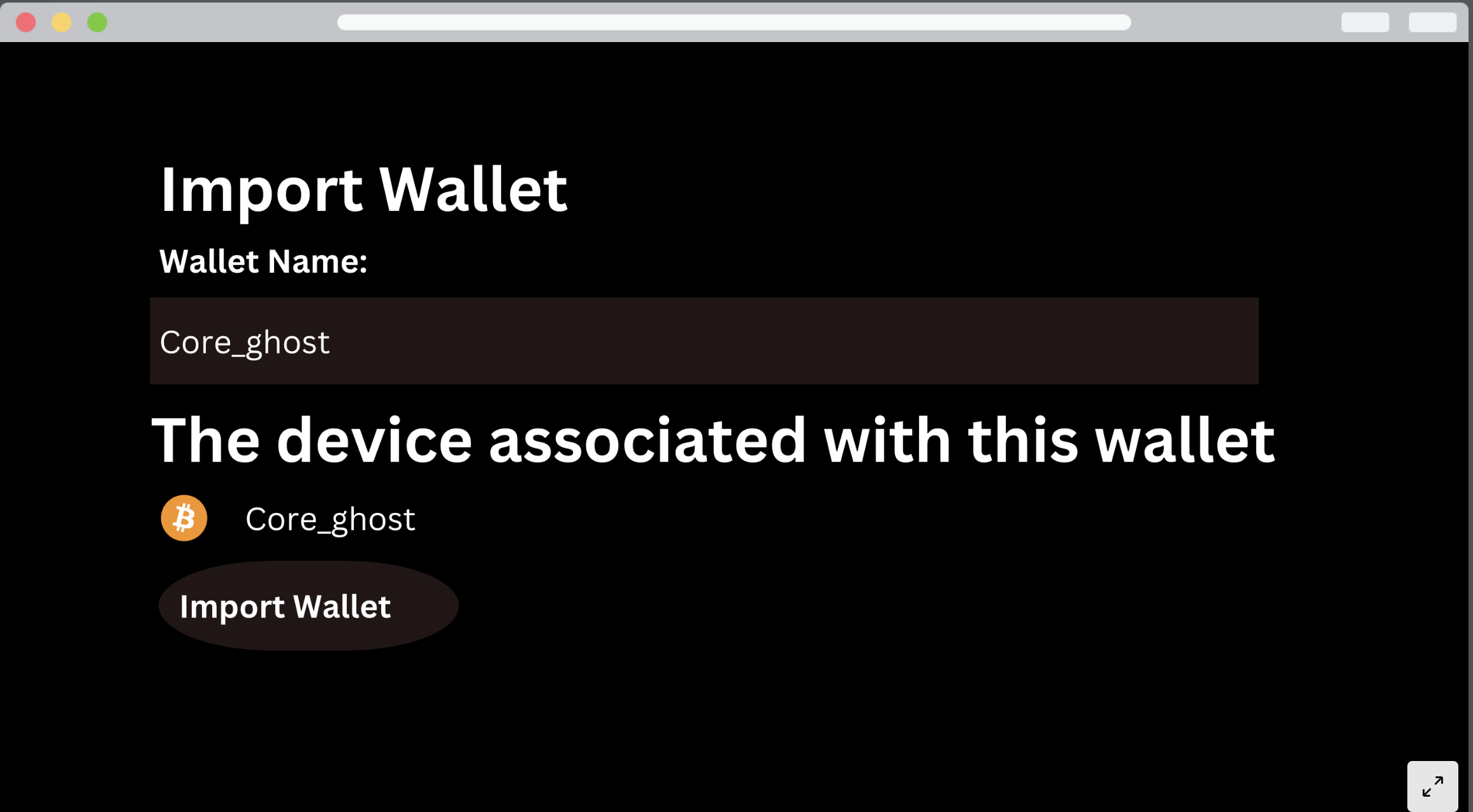 Import wallet screen not properly styled · Issue #2123 · cryptoadvance/specter-desktop · GitHub