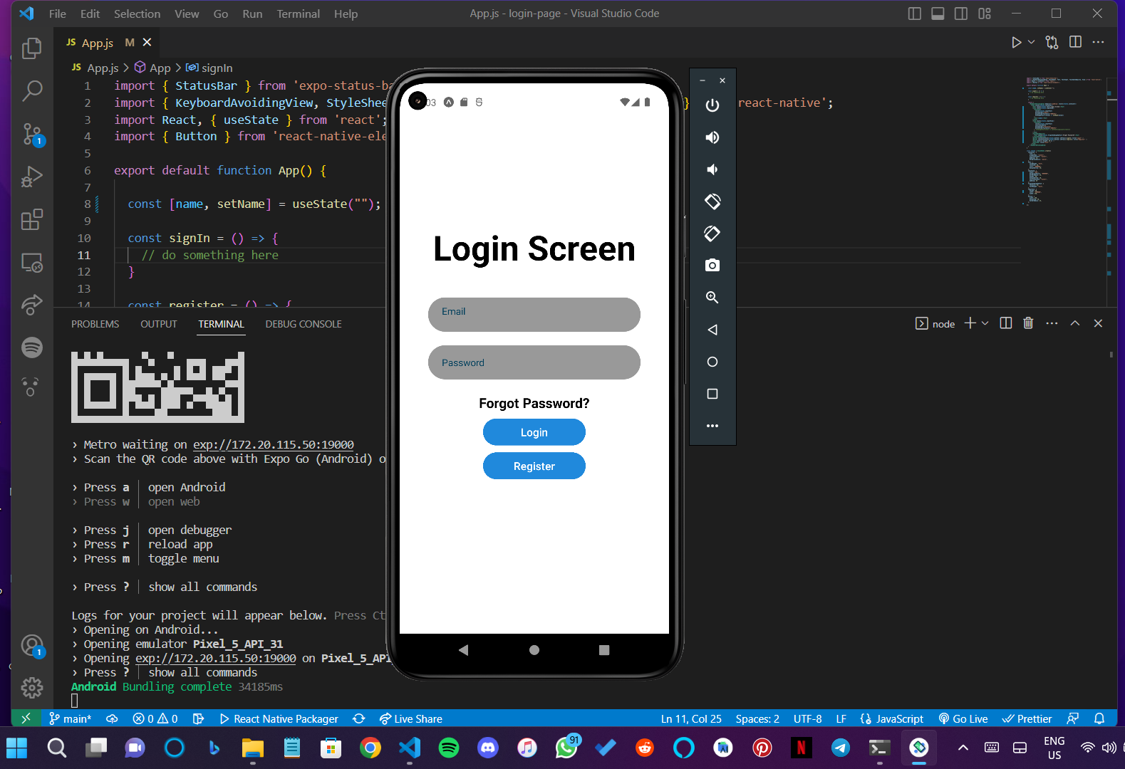 GitHub - zishan9450/LoginPage-Android-Club-VITC