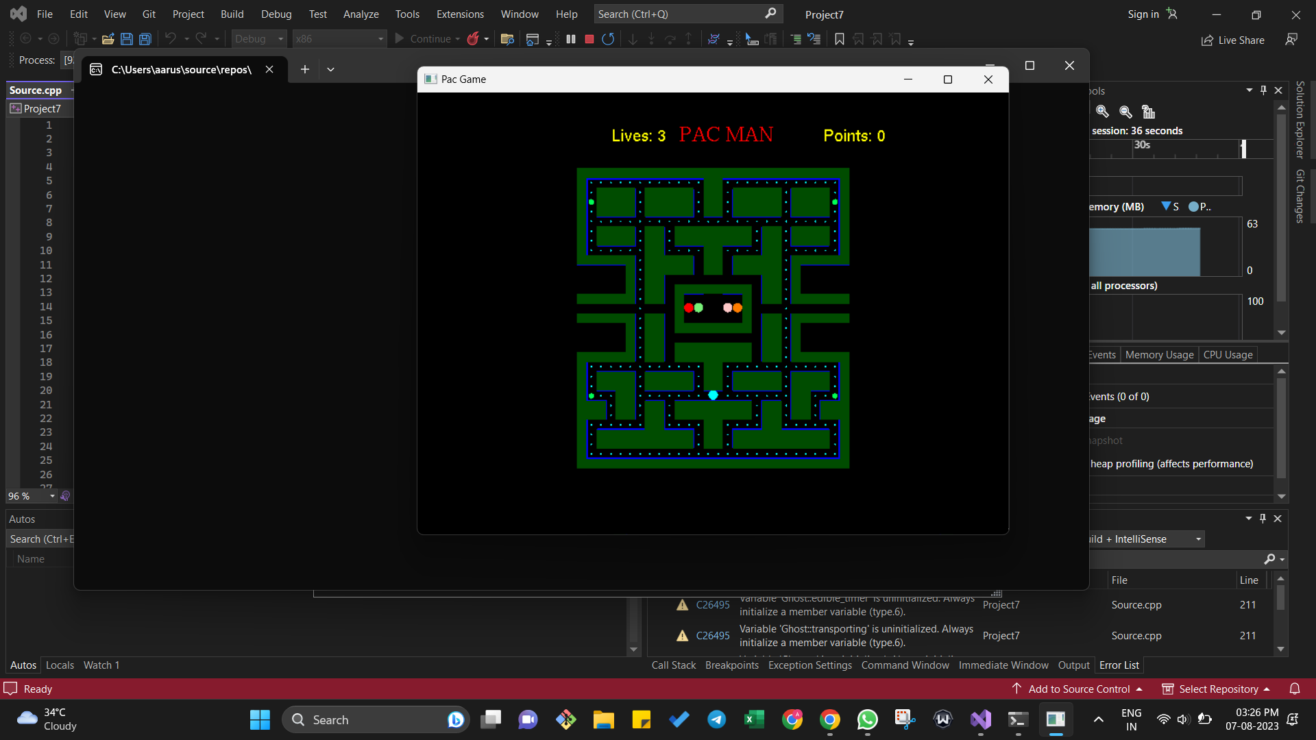 GitHub - Aarushi2812/Pac-Man
