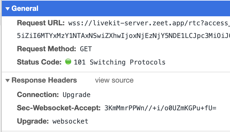 Sometimes Clients Will Be Stuck On The `connecting To Wss Server Url Rtcaccess Token