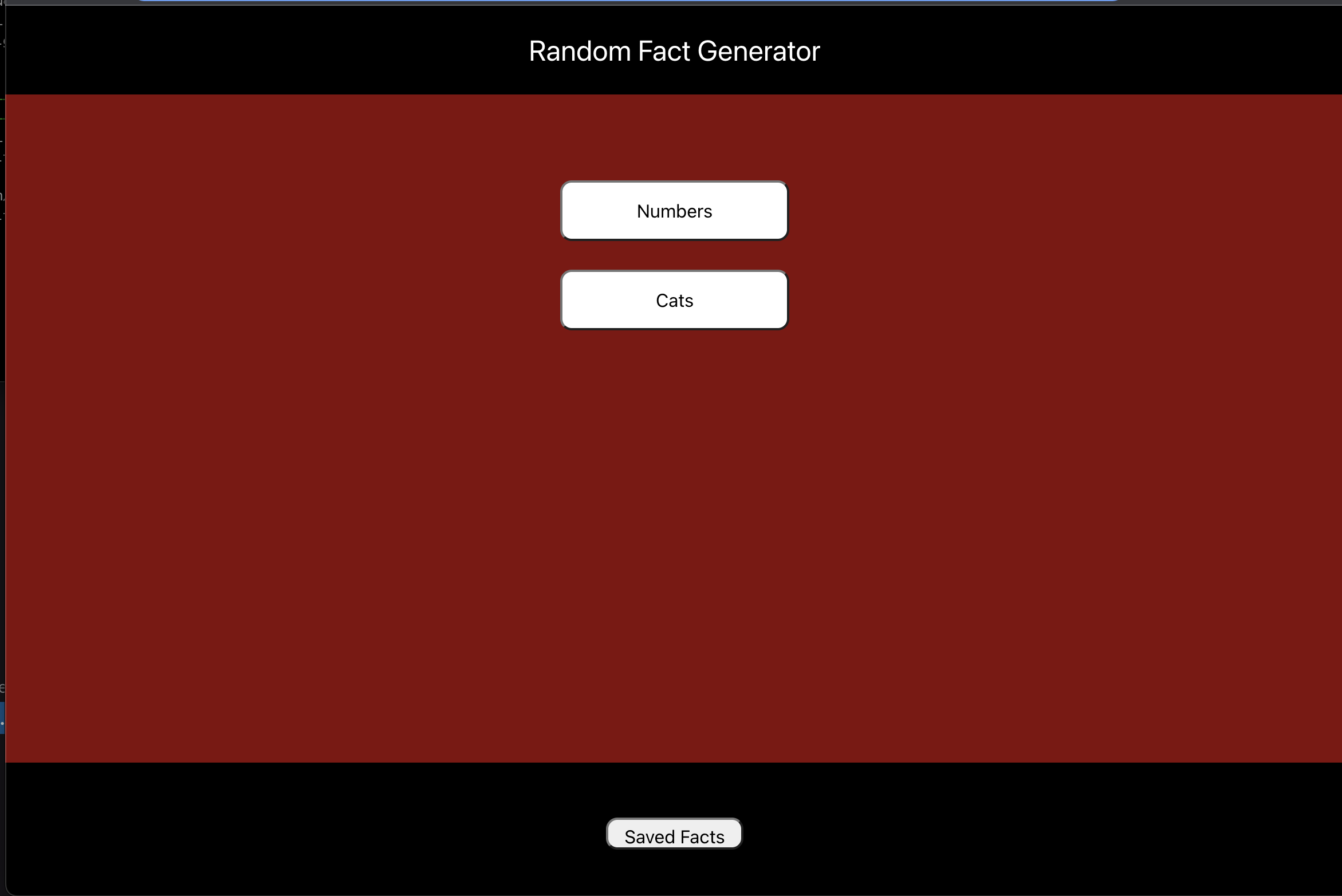 GitHub - samdakota/Random-Fact-Generator