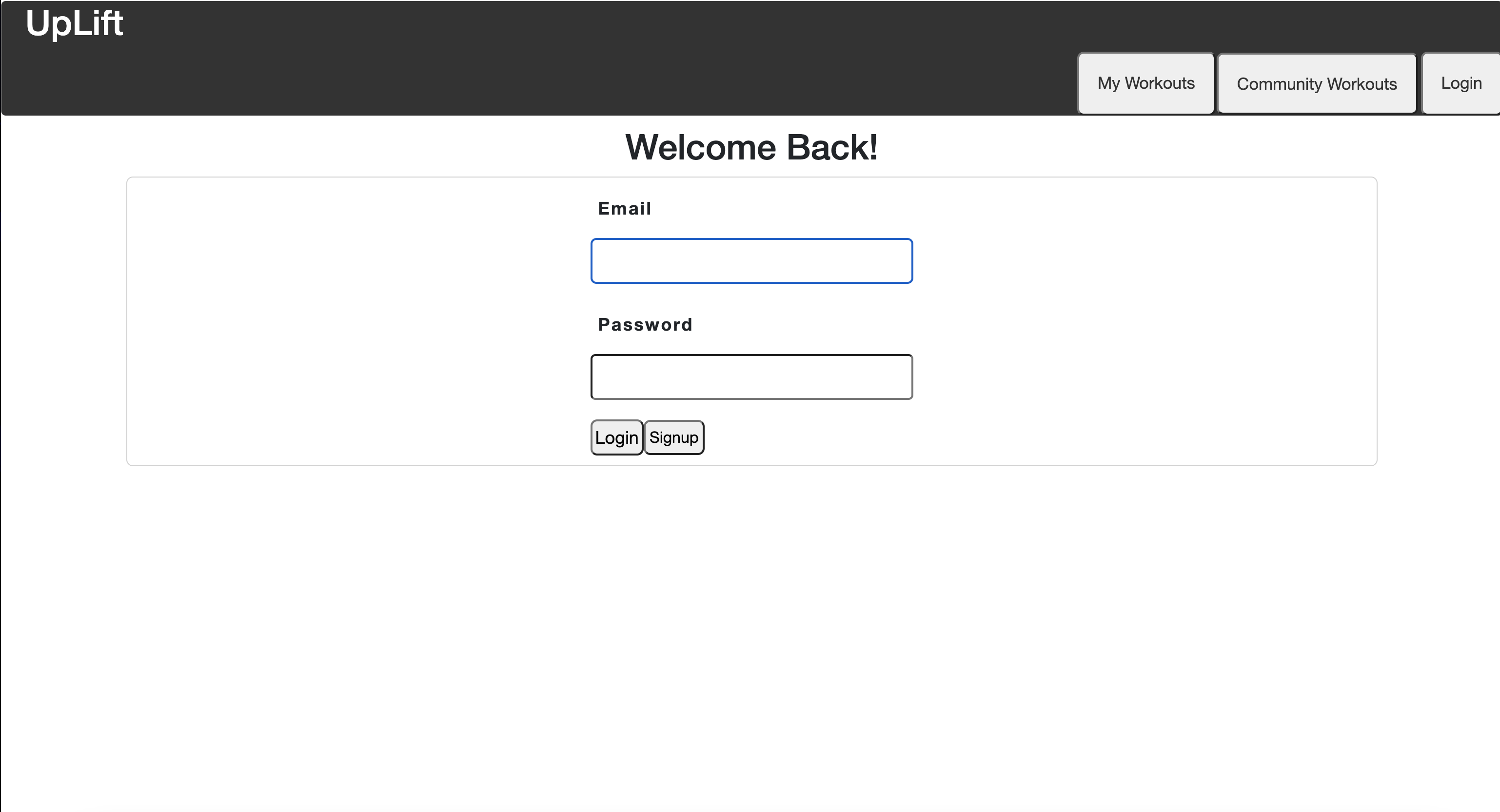 GitHub - Rbenney15/UpLift: This is a Fitness Tracker application that ...