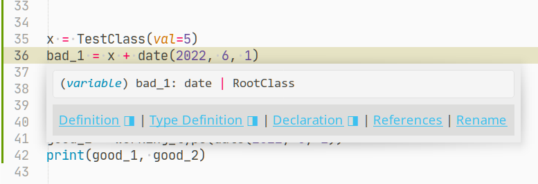 Class Add Confuses Type Detection · Issue 3848 · Microsoft Pyright · Github