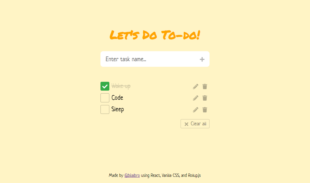 Github Bilalbro Todo App A Simple To Do Application Built Using React