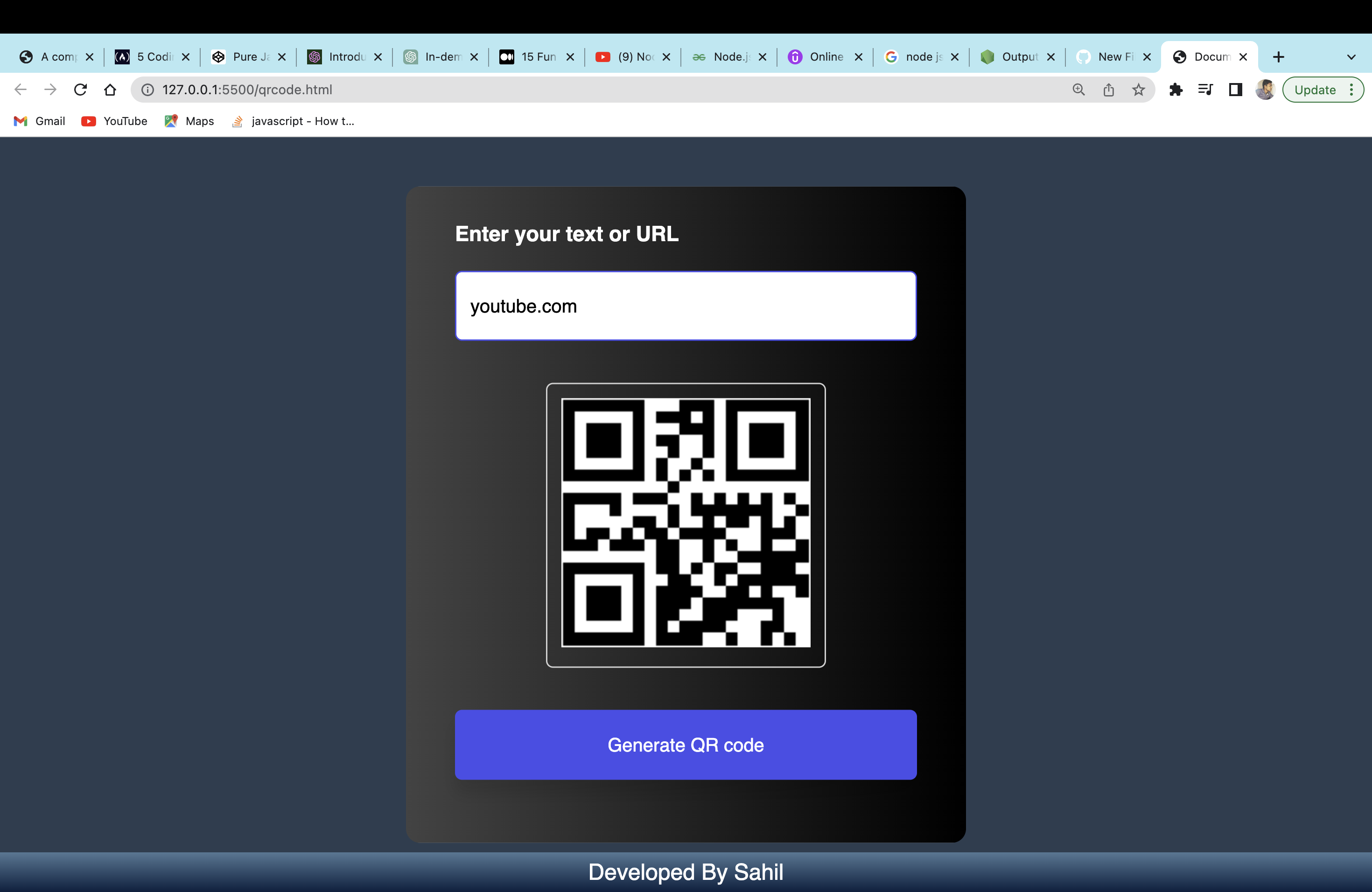 GitHub - codysahil/qr_code_generator
