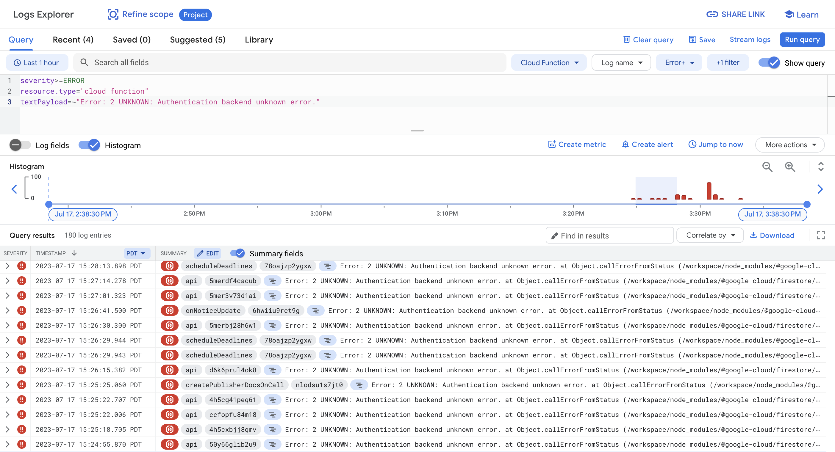 Error 2 Unknown Authentication Backend Unknown Error · Issue 1903 · Firebasefirebase Admin