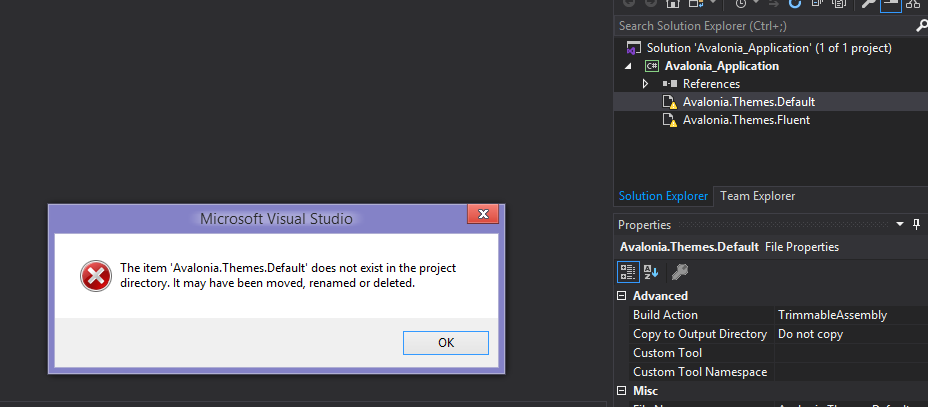 Missing files and incompatible .Net version · AvaloniaUI Avalonia · Discussion #9123 · GitHub