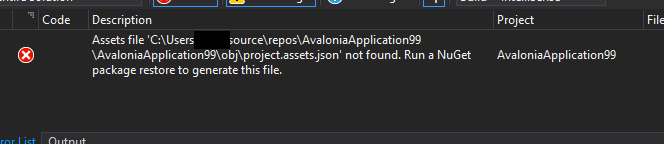 Missing files and incompatible .Net version · AvaloniaUI Avalonia · Discussion #9123 · GitHub