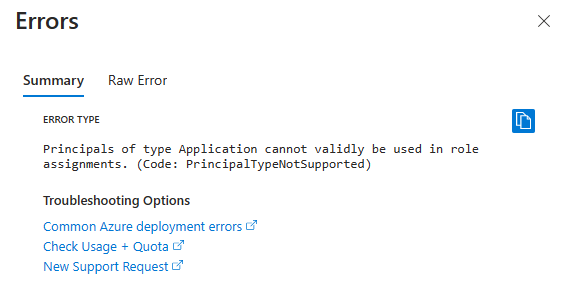 Stripe Demo Deployment Microsoft Authorization Roleassignments Badrequest · Issue 52