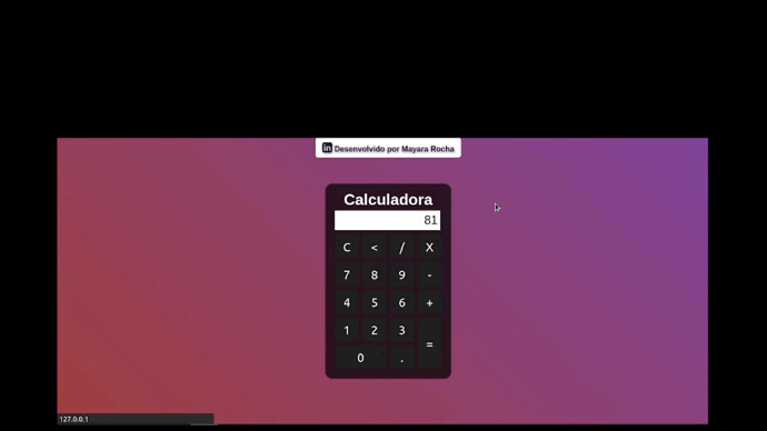 GitHub - MayaraRocha95/Calculadora: Calculadora