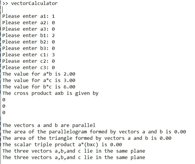 GitHub - altheaHicks/Vector-Calculator: Simple program that makes ...