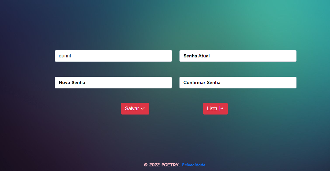 GitHub - ThamiresLC/MVC-poetry