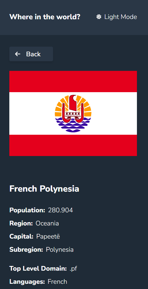 GitHub - cruzpyu/rest-countries: frontend mentor challenge