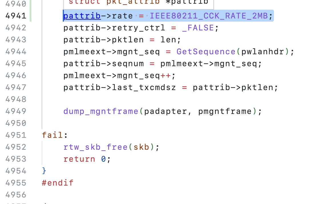 Radiotap in injecting frame · Issue #140 · morrownr/88x2bu-20210702 ...