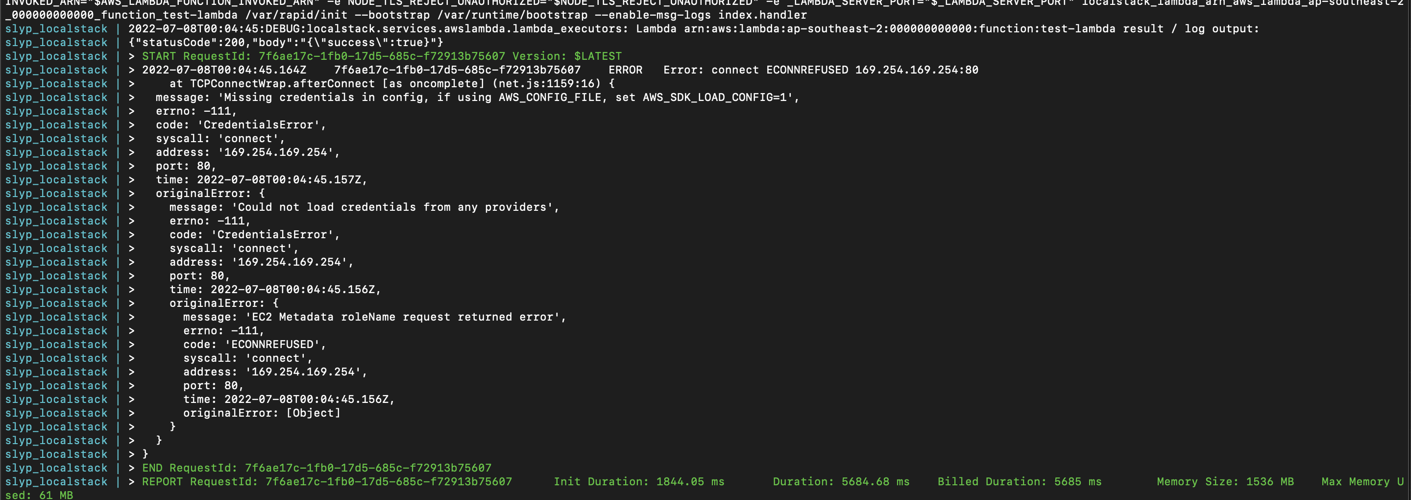 bug: Missing credentials in config, if using AWS_CONFIG_FILE, set AWS_SDK_LOAD_CONFIG=1 · Issue ...