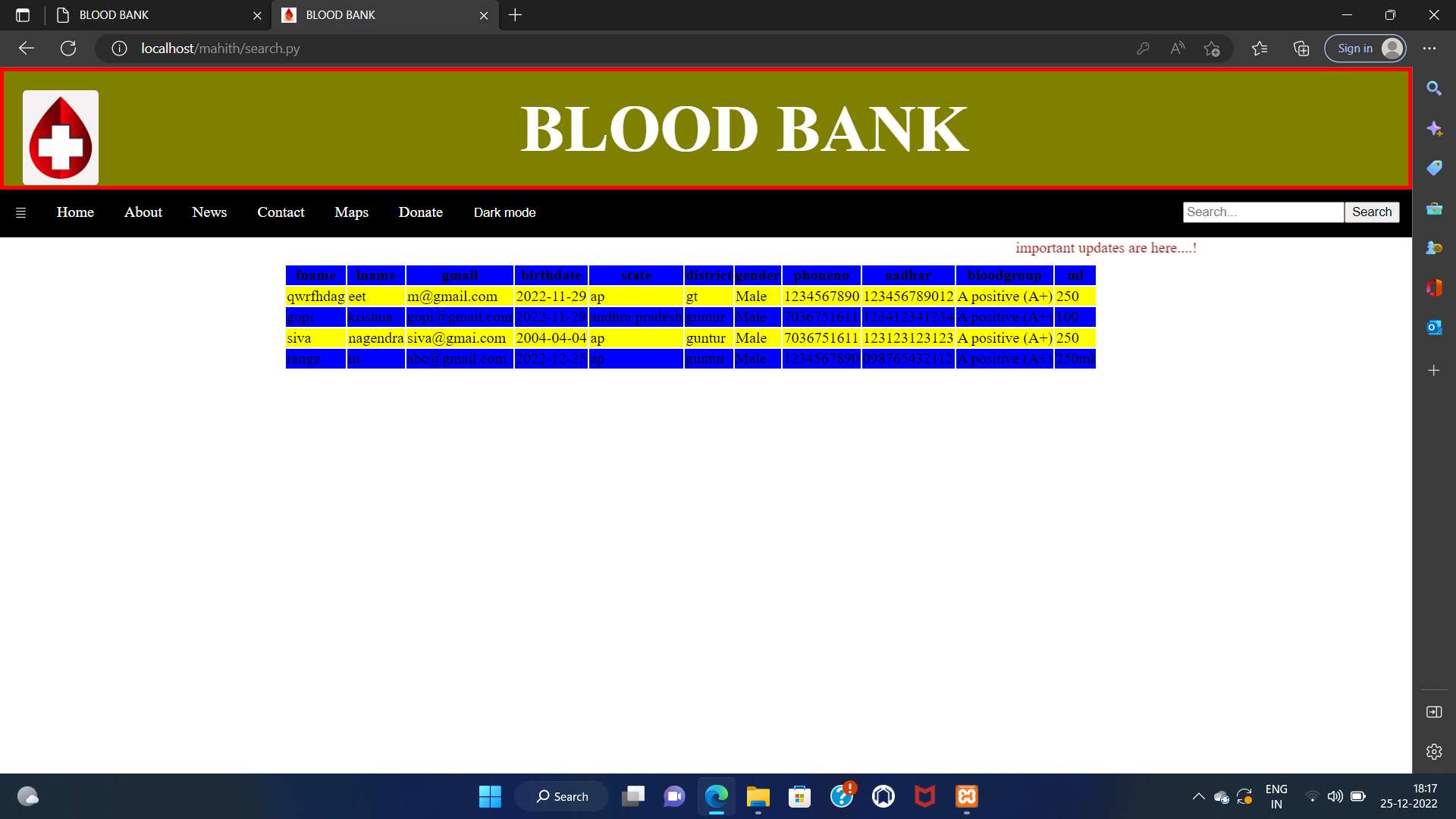 GitHub - 21471A0505/E-BLOOD-BLANK: Blood bank website