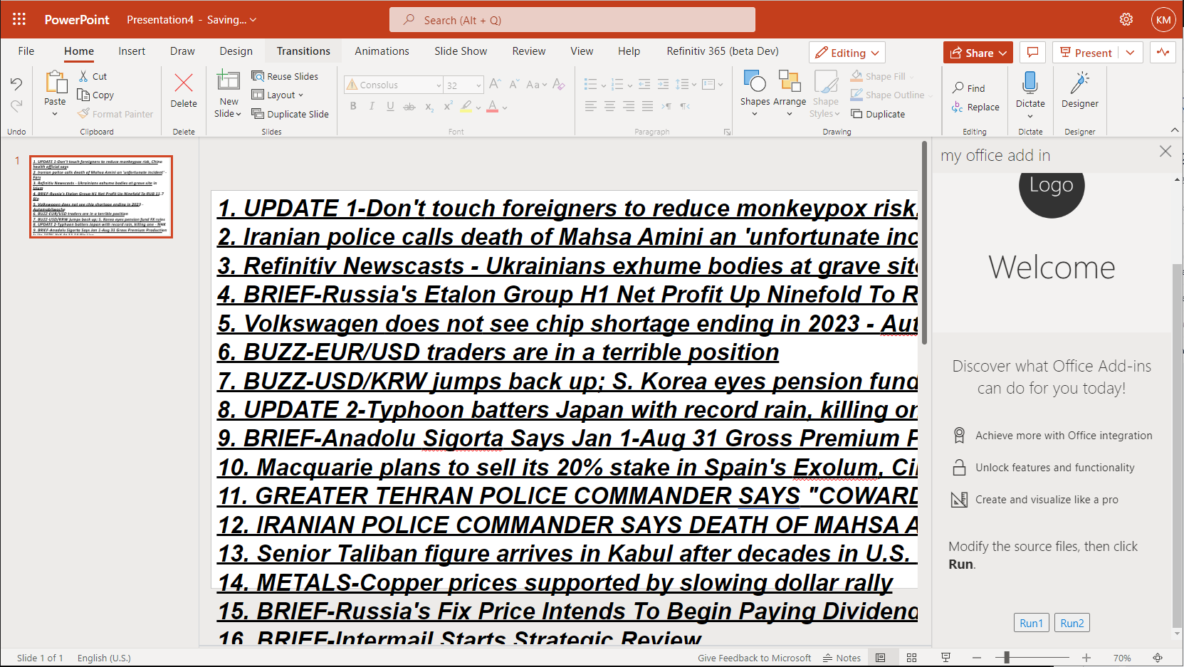 [PowerPointApi] changing Textbox wrapWord to true but it does not update on the slide · Issue ...