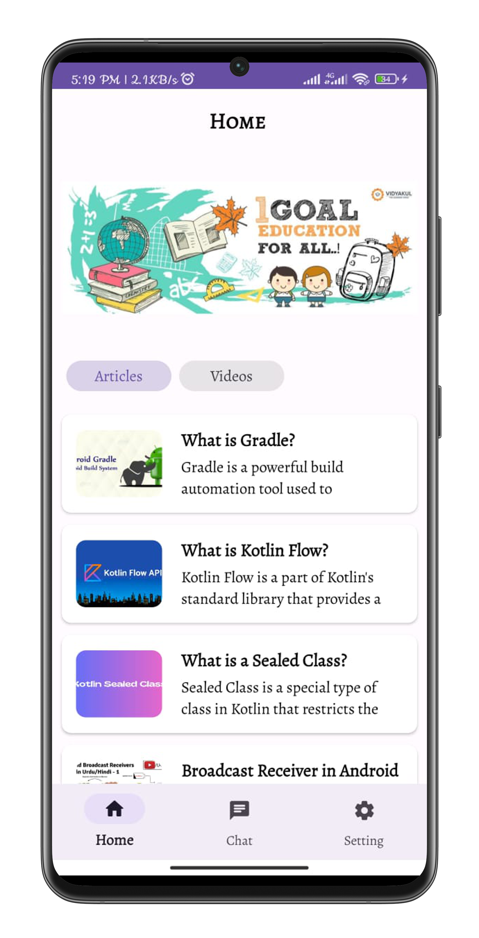 GitHub - saurabhm13/EduConnect: An Educational app with a real-time chat feature.
