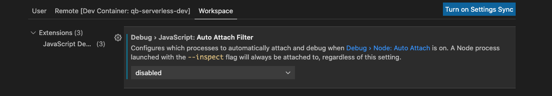 Debugjavascriptautoattachfilter Setting Is Not Respected · Issue 923 · Microsoftvscode Js 0046