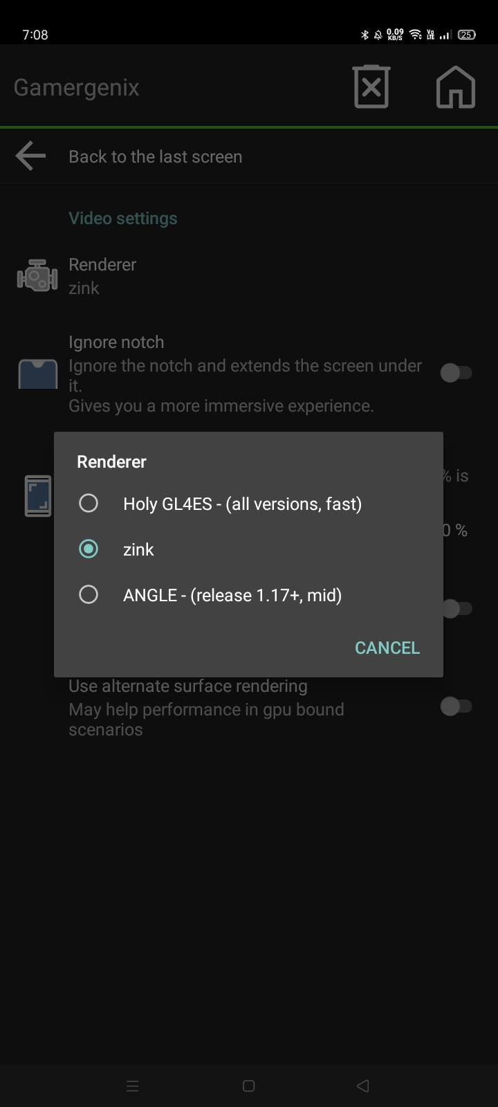 Get a phone with a normal gpu, theres nothing we can do about ur shitty powervr gpu not ...