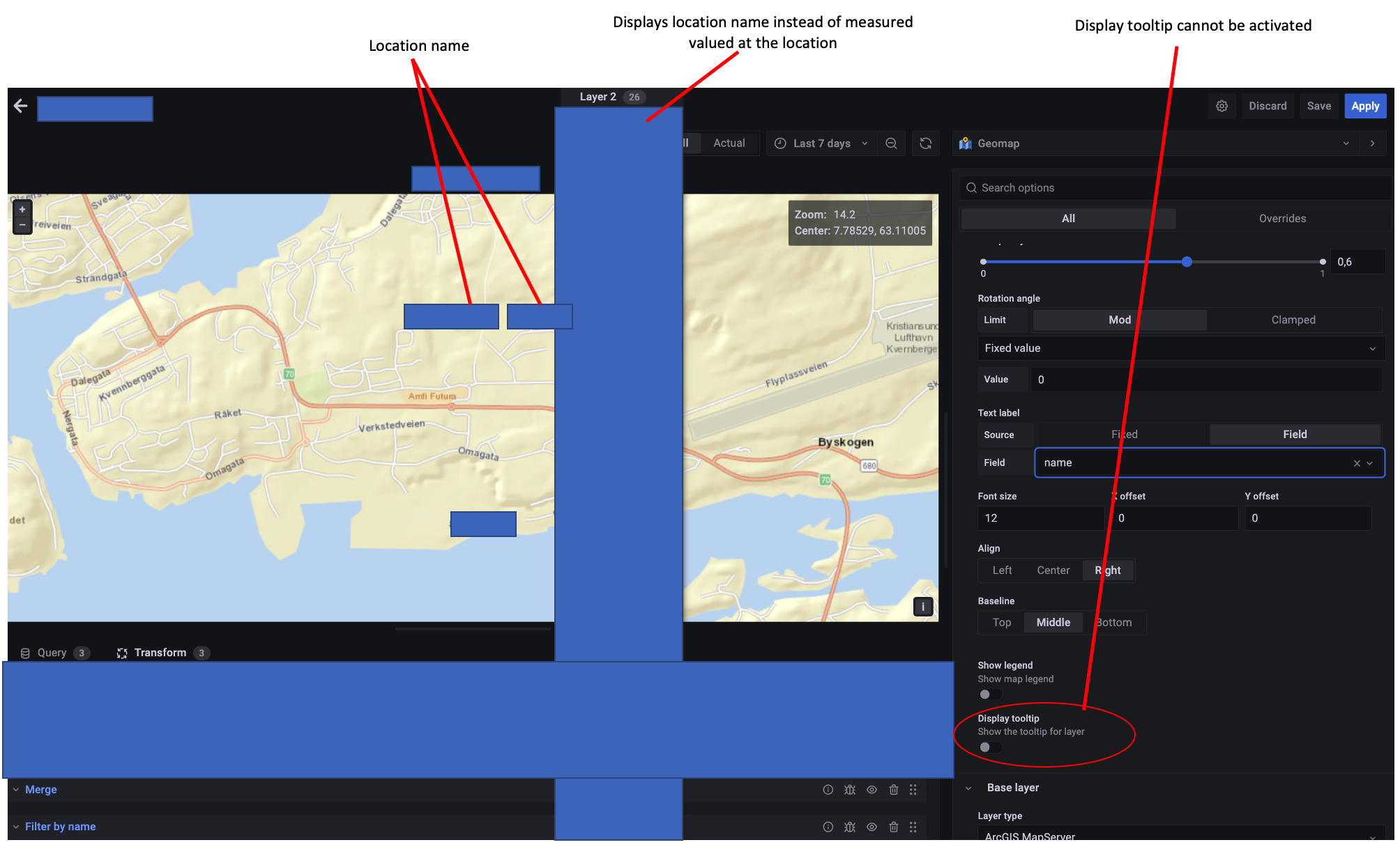 Geomap tooltip is not shown. · Issue #53504 · grafana/grafana · GitHub