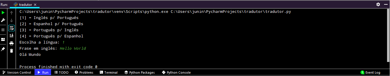 GitHub - amiltonod/tradutor-python